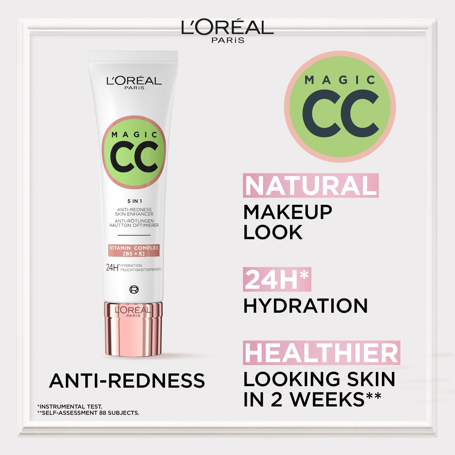 CC C'est Magic Anti-Redness i CC Anti-Redness från L'Oréal Paris | Åhlens