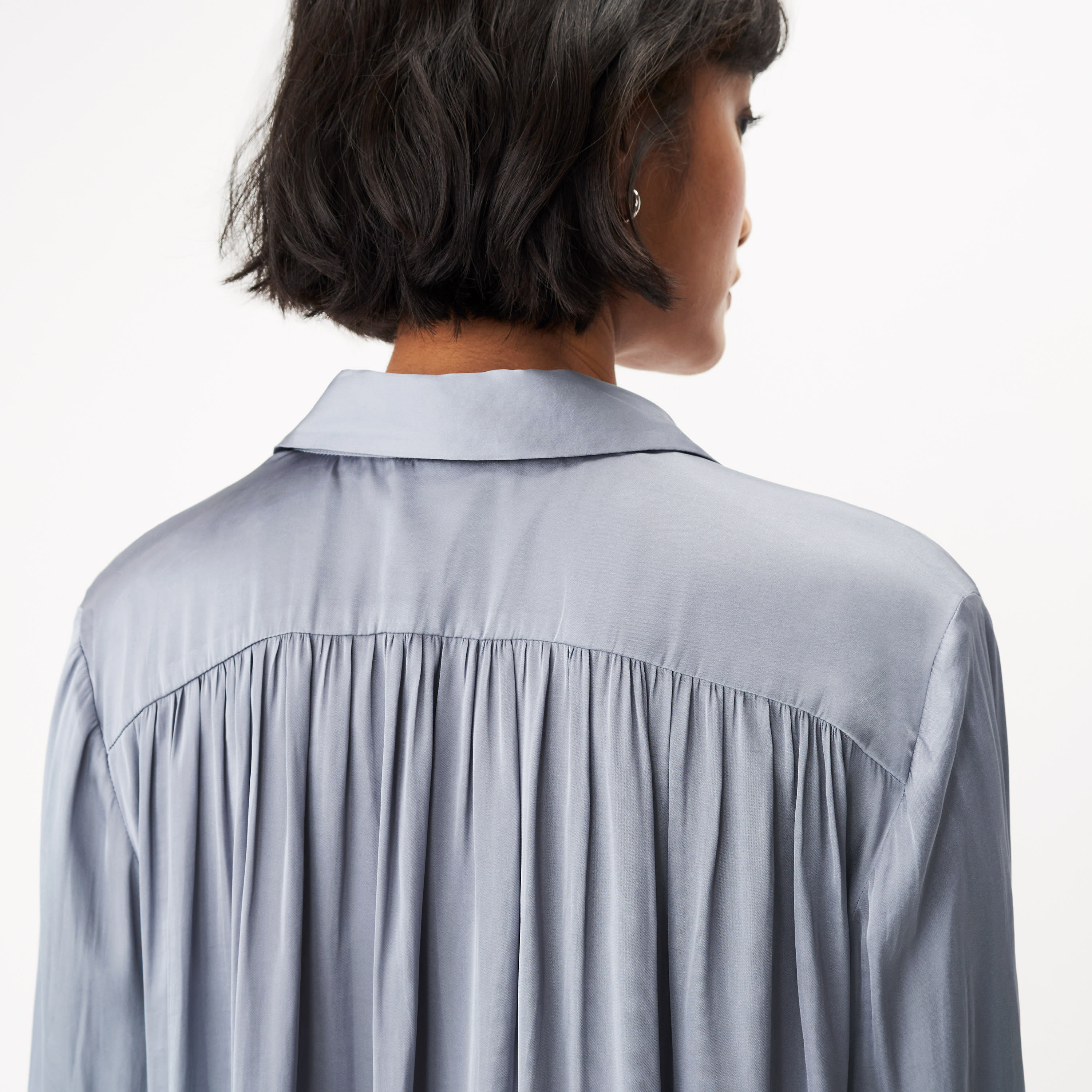 Skjortblus ZENDA i Light Blue från Wera | Åhlens