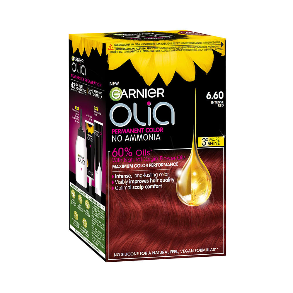 Olia Permanent Color i 6.60 Intense Red från Garnier | Åhlens