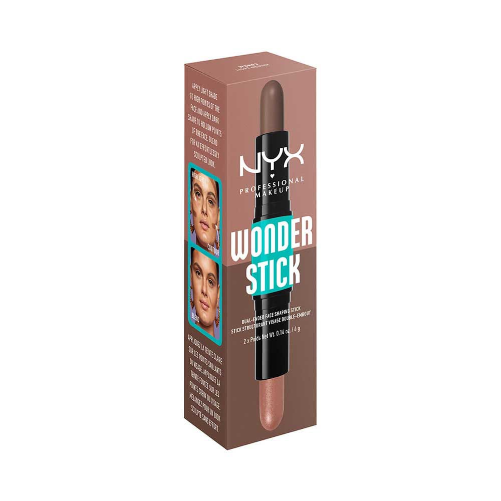 Wonder Stick Dual-Ended Face Shaping Stick i Light Medium från NYX ...