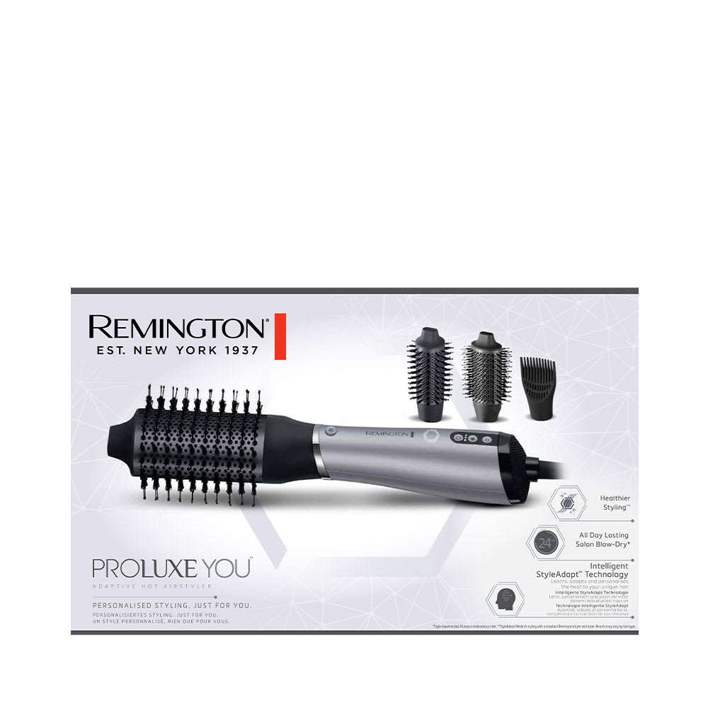 Remington PROluxe You Adaptive Varmluftsborste i Light Metallic Purple från Remington | Åhlens
