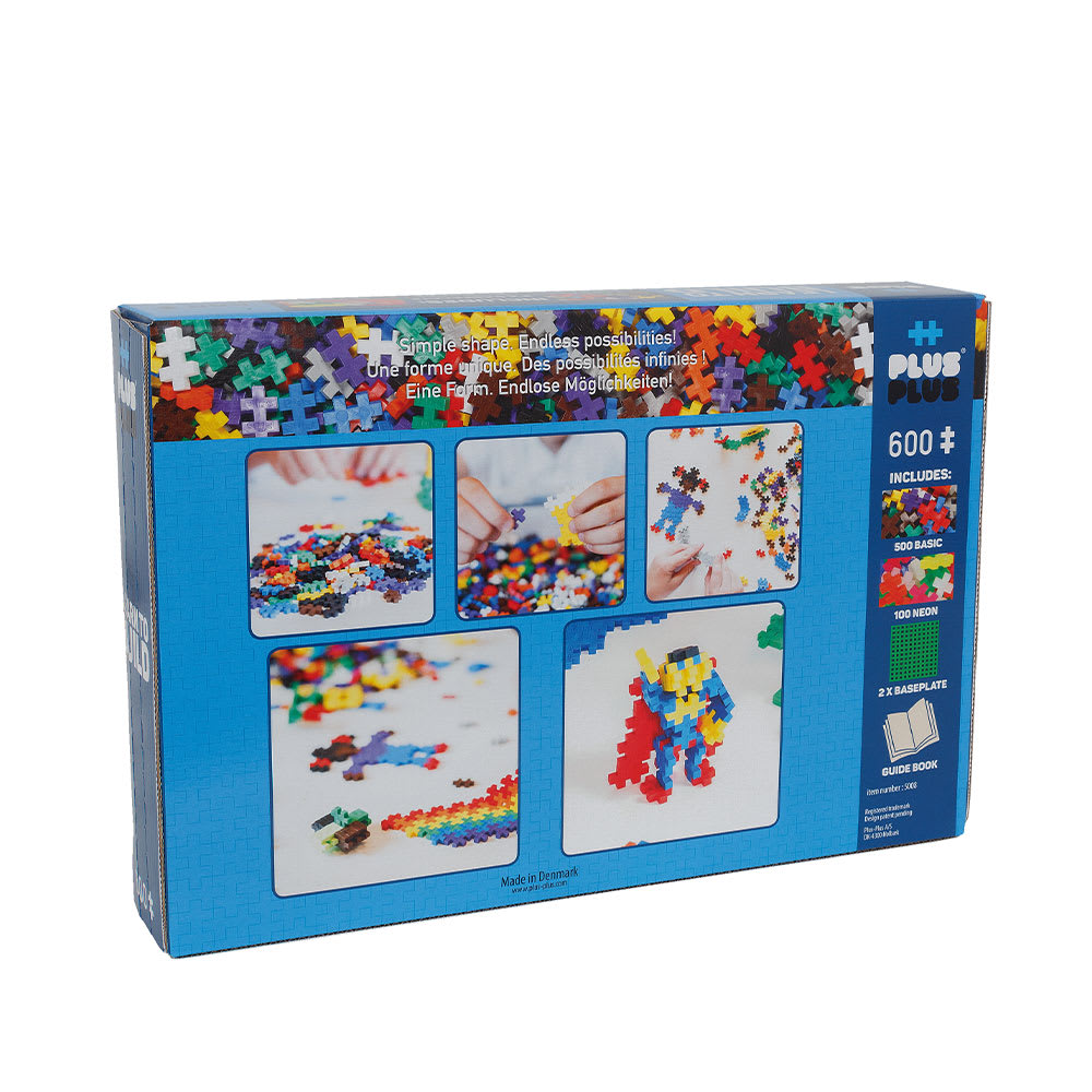 Lär dig bygga - Basic 600 bitar från PLUS PLUS | Åhlens
